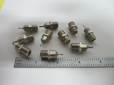 LOT 10 EA RF CABLE CONNECTOR TYPES AS IS BIN#J2-24 – SILO Surplus