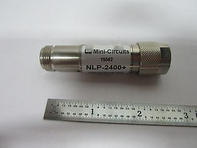 MINI CIRCUITS RF LOW PASS FILTER NLP-2400 GHz LOW NOISE BIN#B2-C-67 ...