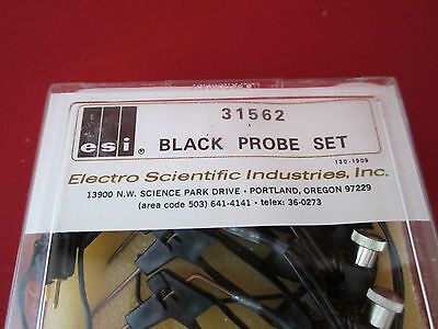 ELECTRO SCIENTIFIC INDUSTRIES ESI BLACK PROBE SET SEMICONDUCTOR WIRE B ...