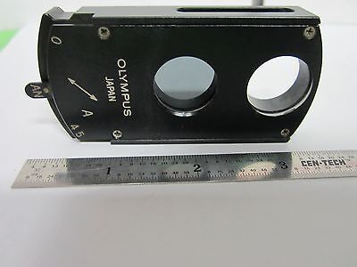 MICROSCOPE POLARIZER SLIDE OLYMPUS JAPAN OPTICS BIN#F3-80 – SILO Surplus