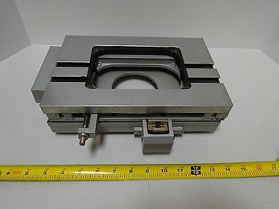 FOR PARTS NIKON MICROSCOPE STAGE TABLE TOOLMAKER RUSTY GUIDES AS IS BI ...