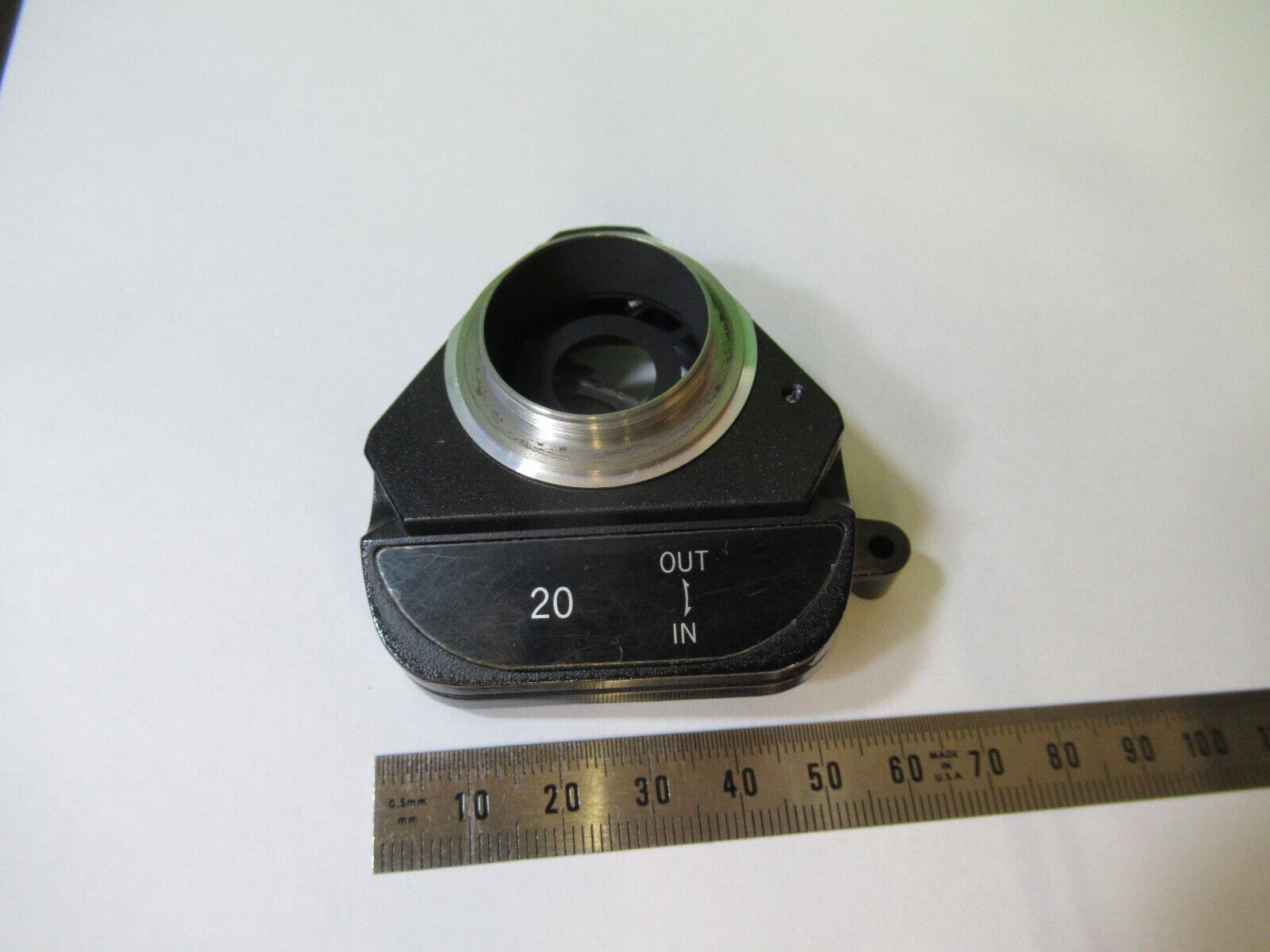 OLYMPUS JAPAN NOMARSKI DIC PRISM 20 LENS MICROSCOPE PART AS PICTURED ...