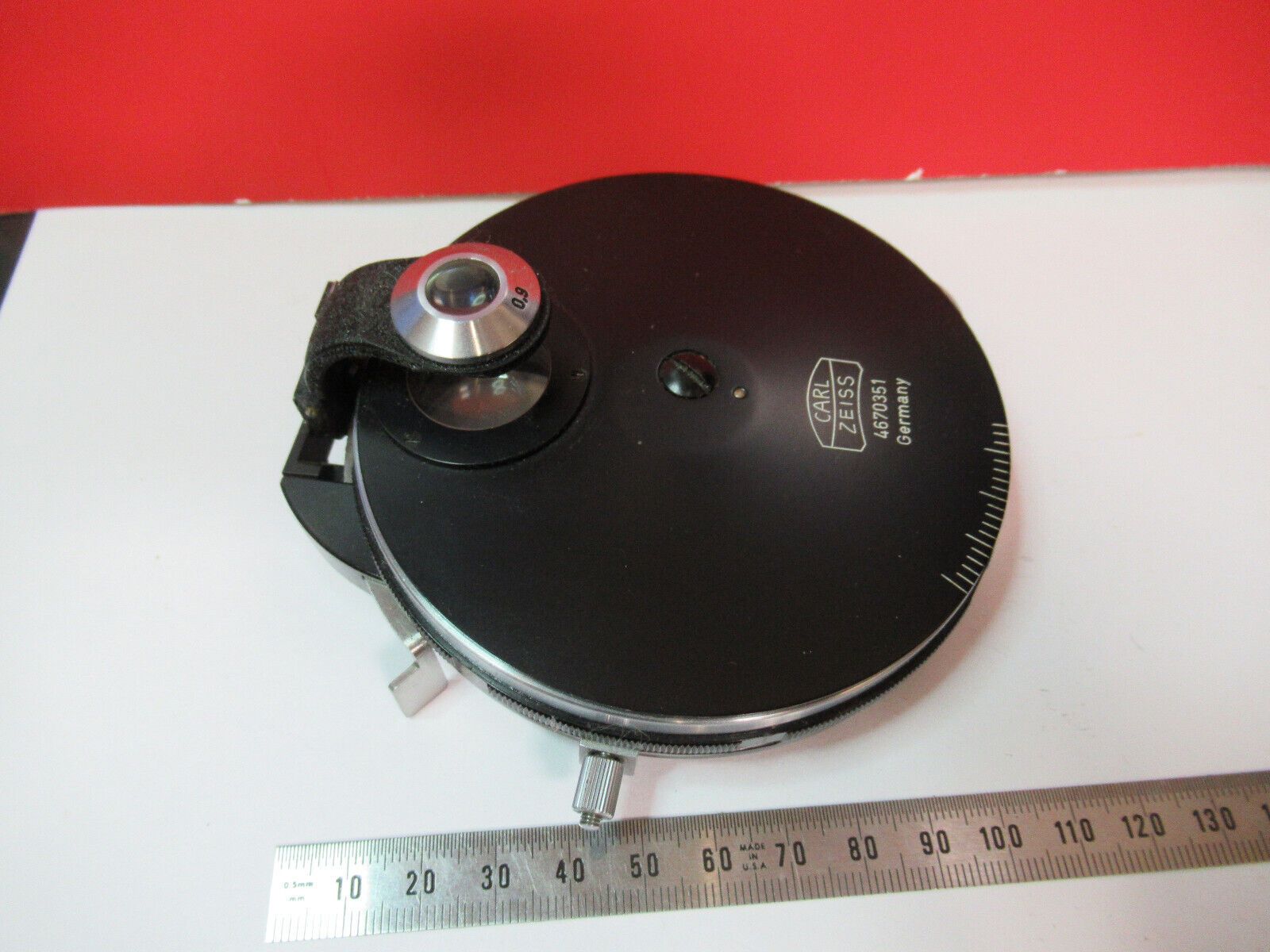 CARL ZEISS GERMANY PHASE CONDENSER MICROSCOPE PART AS PICTURED F8-C-13 ...