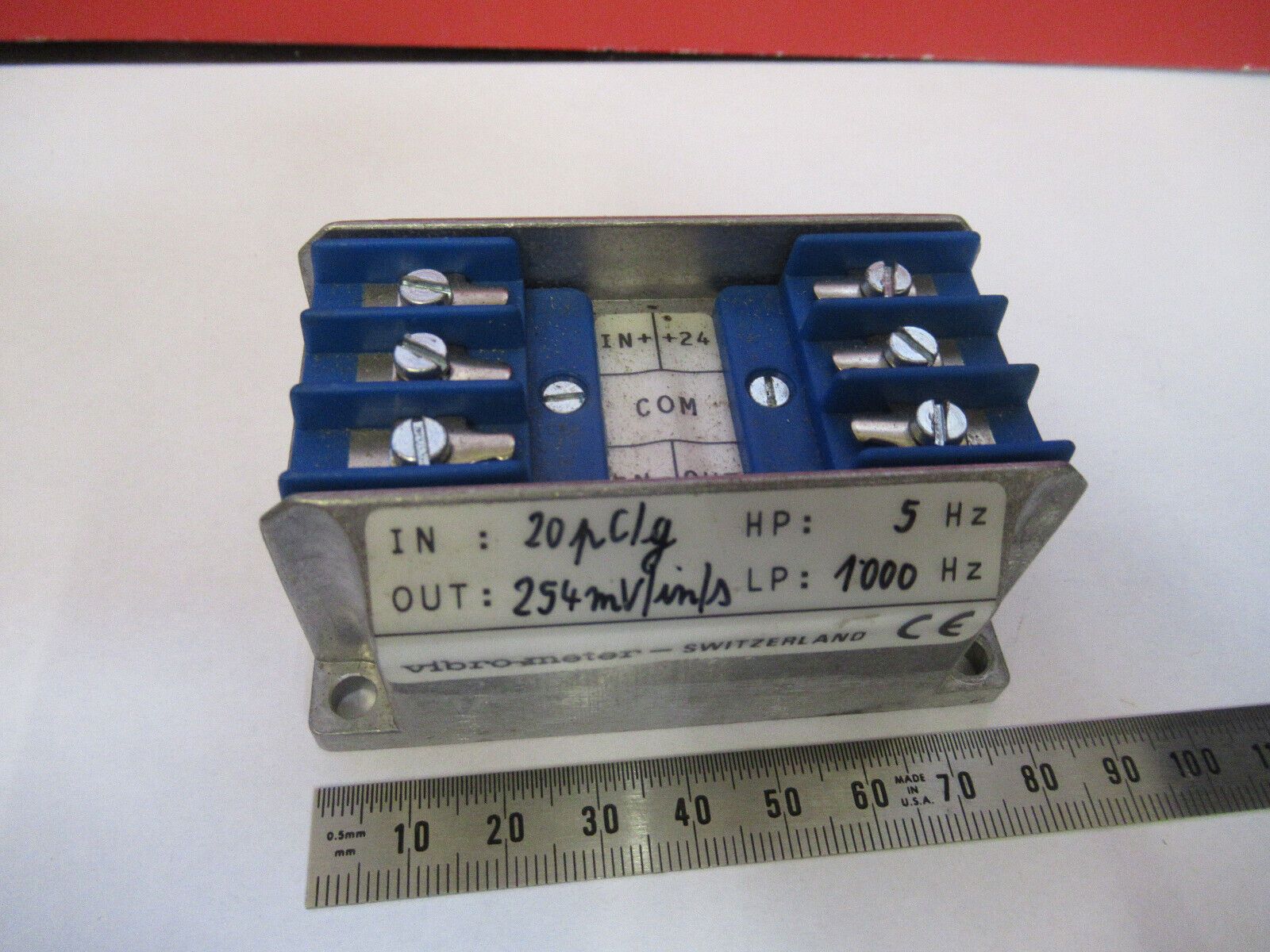 MEGGITT VIBRO-METER IPC704 244-704-000-021 AMP MODULE for ACCELEROMETE ...