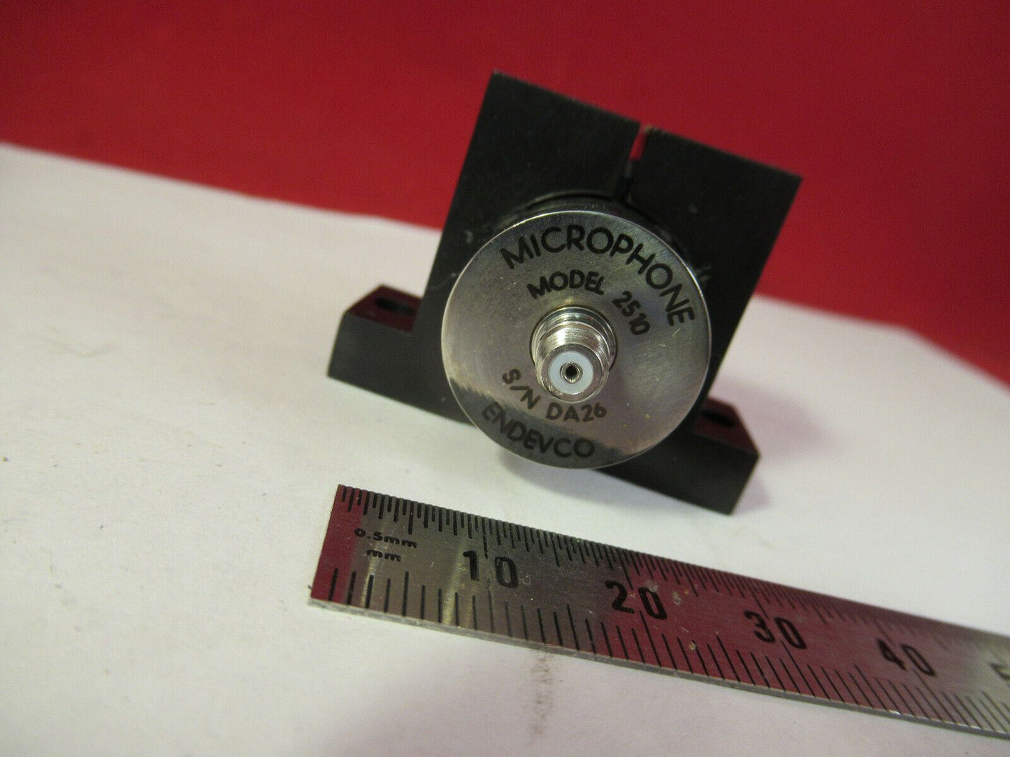 MEGGITT ENDEVCO MODEL 2510 PIEZOELECTRIC MICROPHONE PRESSURE SENSOR AS ...