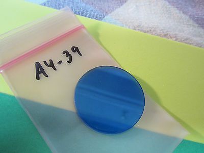 OPTICAL BLUE FILTER MICROSCOPE OPTICS BIN#A4-39 – SILO Surplus