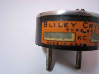 VINTAGE WWII QUARTZ RADIO CRYSTAL BLILEY BC3 7194 KC FREQUENCY CONTROL ...
